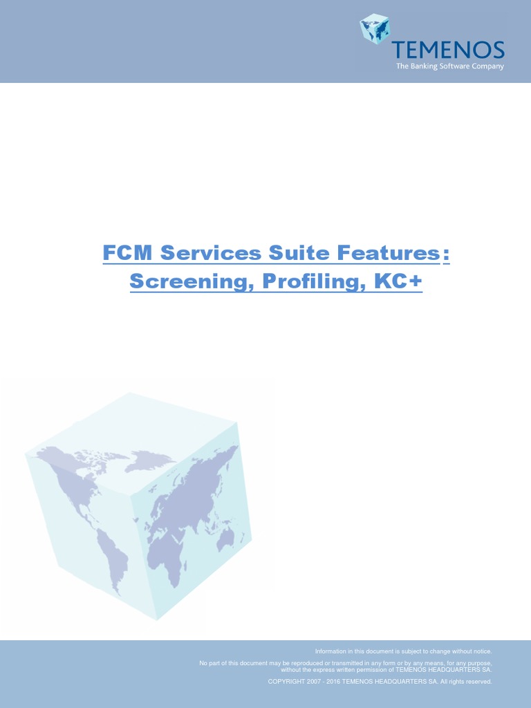 FCM Services Features | PDF | Databases | Permutation