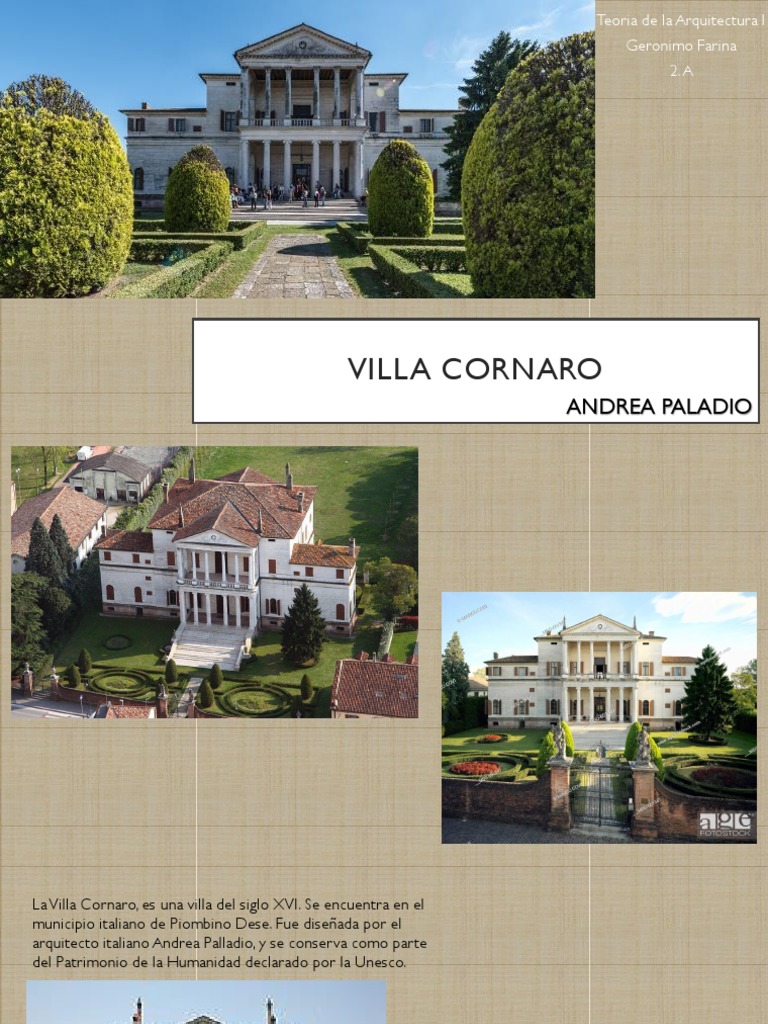 Villa Cornaro | PDF