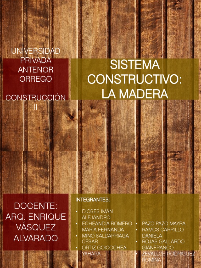 4 Madera | PDF | Madera | Hormigón