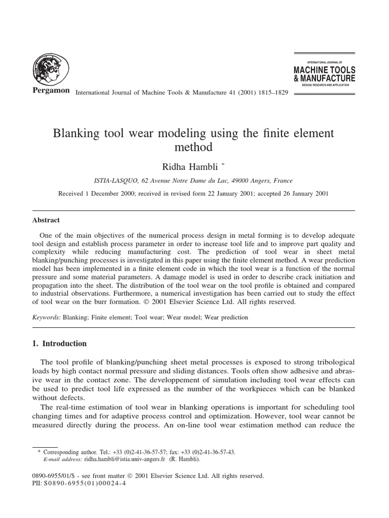Blanking_tool_wear_modeling_using_the_finite_element_method | PDF ...