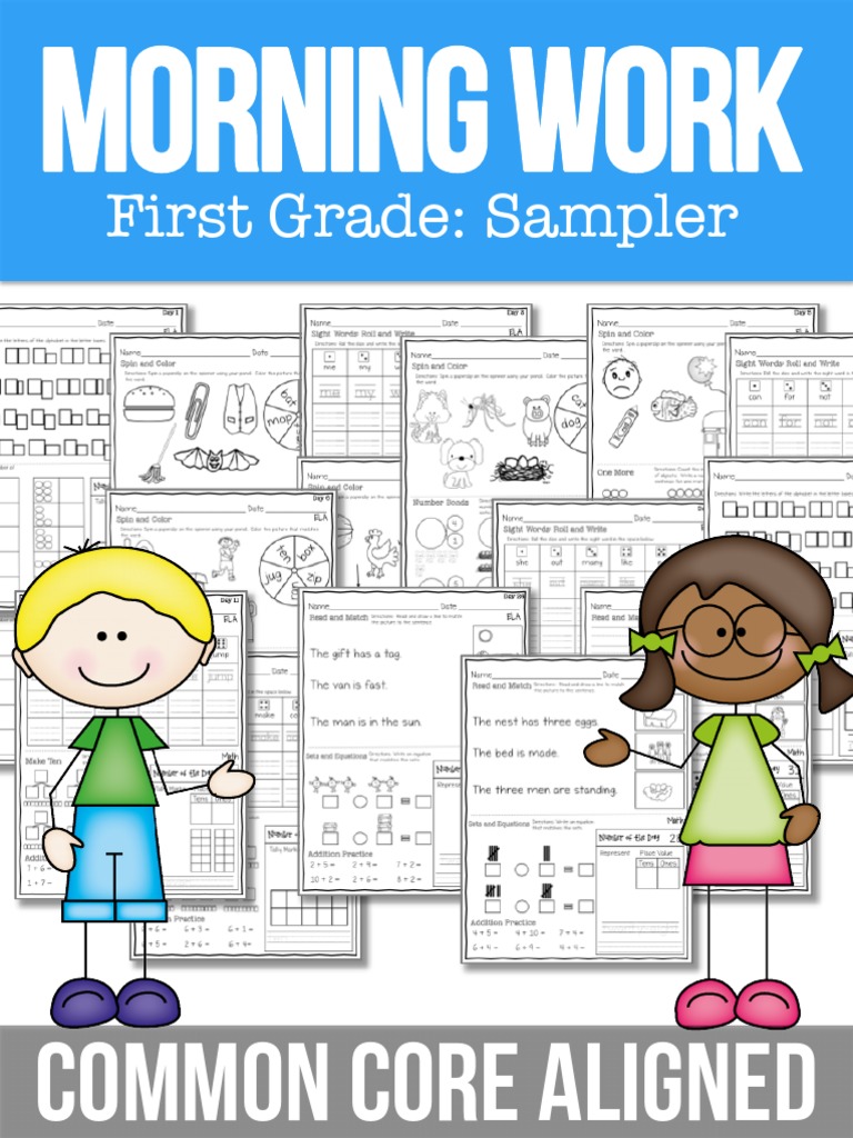 Free Morning Work For First Grade-1 | PDF