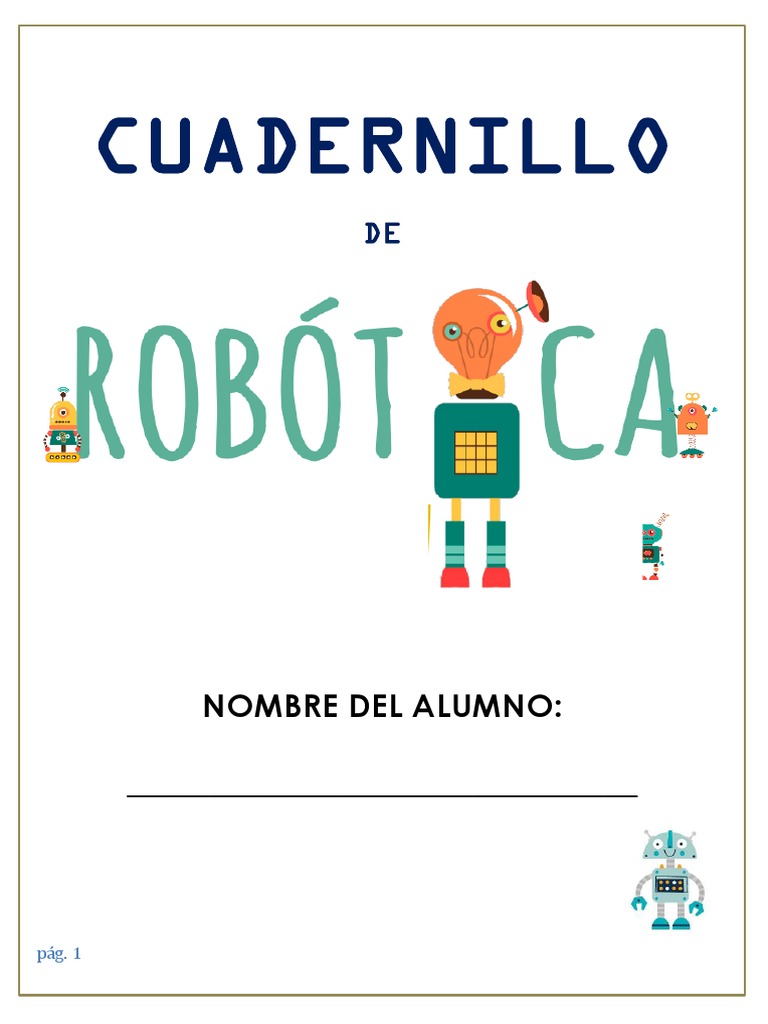 Cuadernillo: Nombre Del Alumno | PDF | Engranaje | Robot