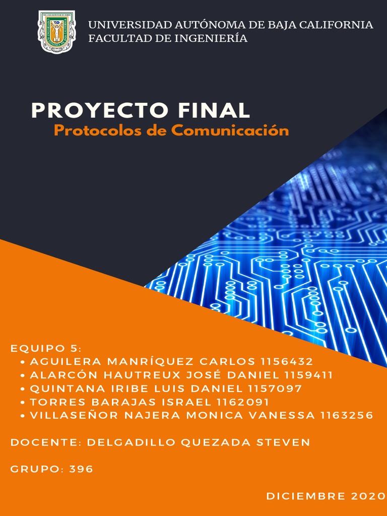 ProyectoFinal Protocolos | PDF | Poco | Ingeniería Informática