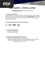 PPR Pipe Size Specifications Chart | PDF