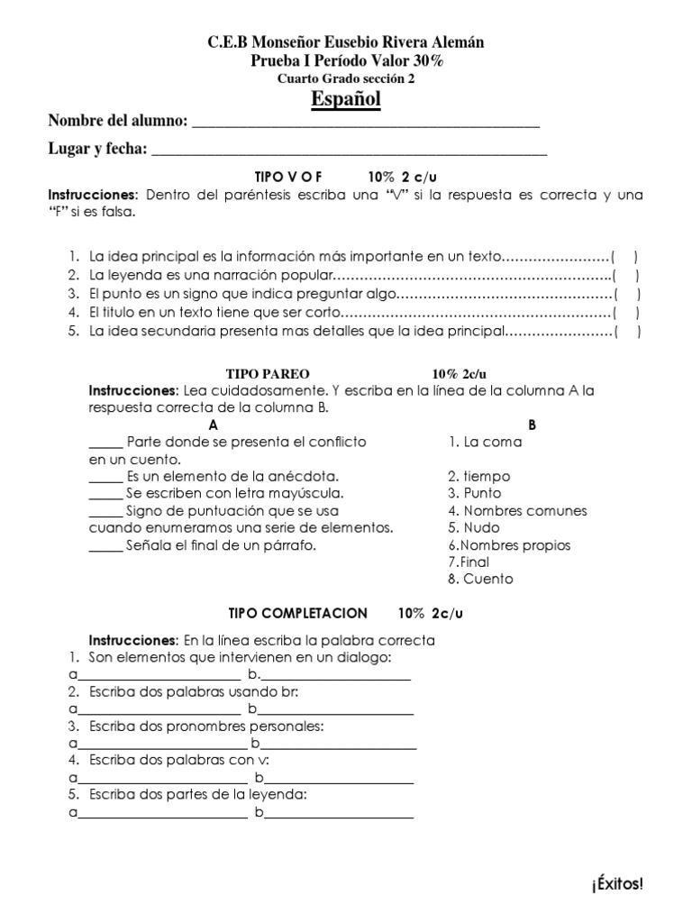 Pruebas 1 Periodo Cuarto Dos | PDF | Sistema urinario | Sistema respiratorio