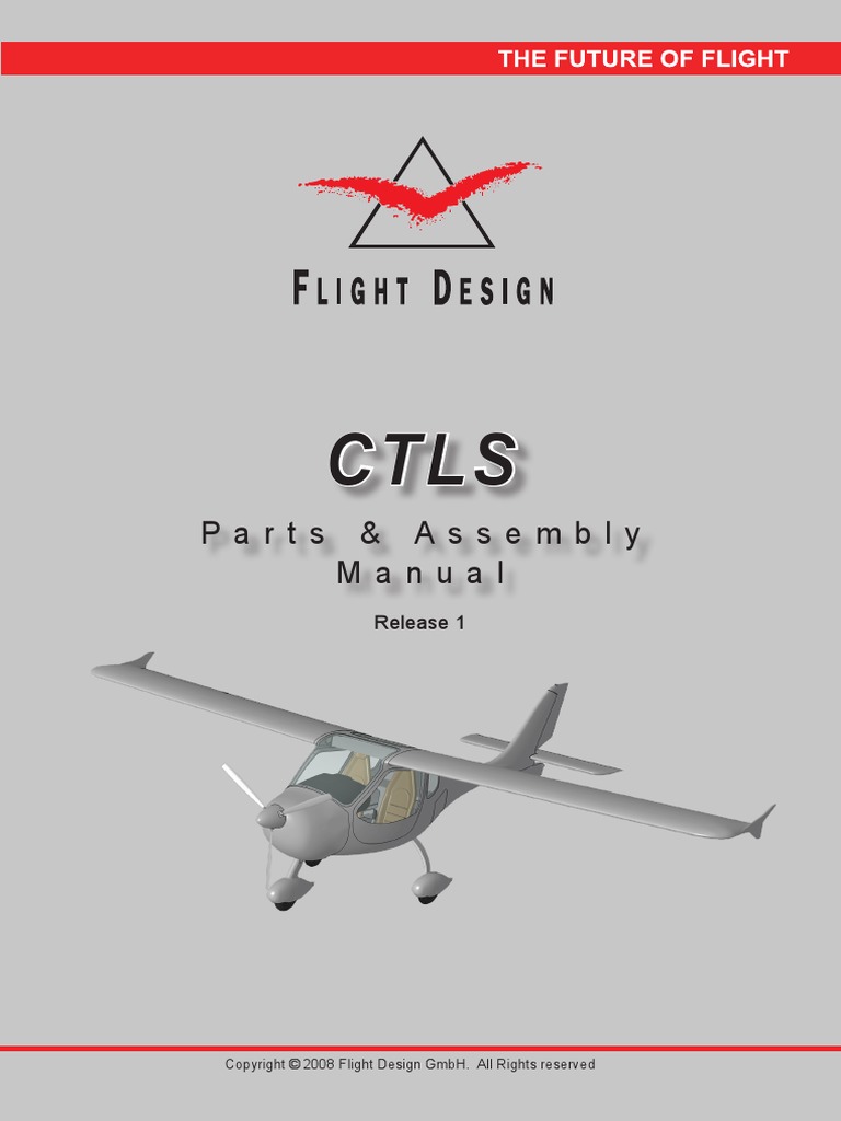 Parts & Assembly Manual CTLS USA | PDF | Landing Gear | Rudder