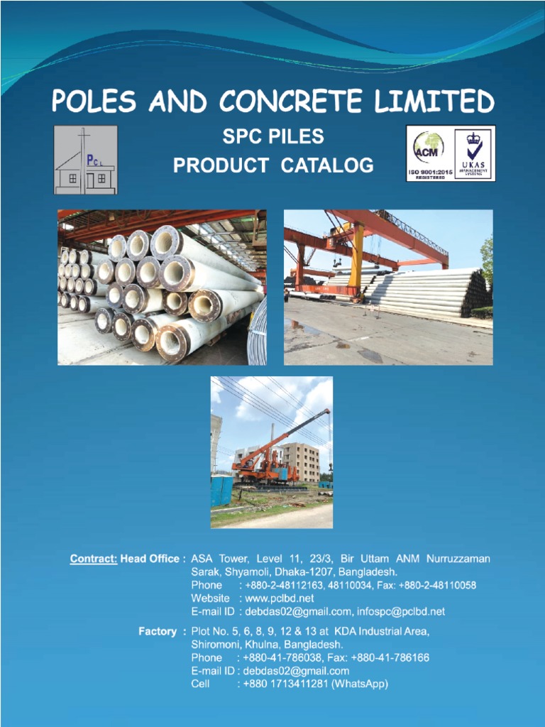 Product Catalog For Pile | PDF