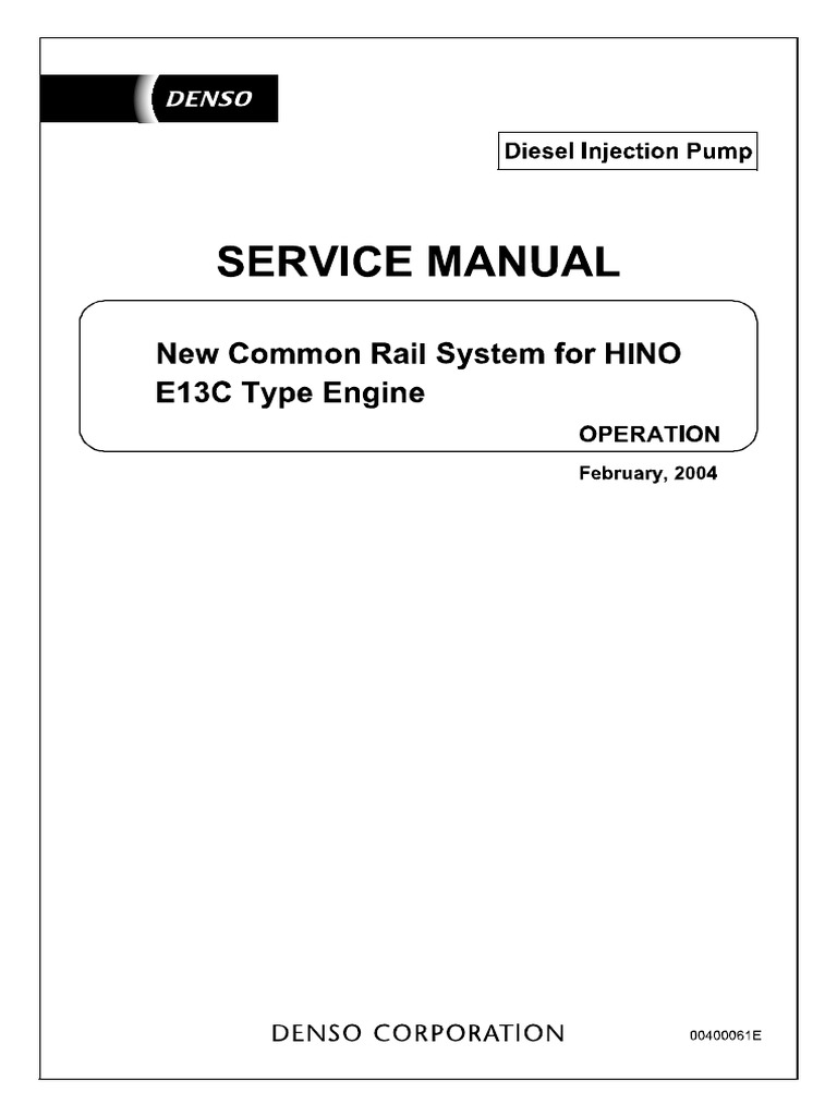 Hino E13C Type Truck Engine Fault Codes DTC | PDF