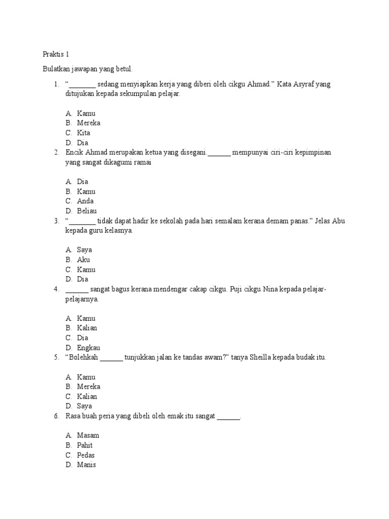 Praktis 1 | PDF