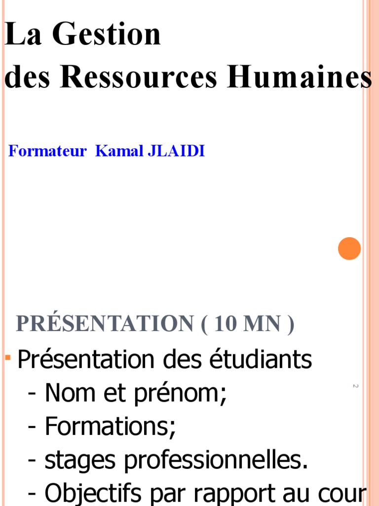 GRH Introduction | PDF | Gestion des ressources humaines | Économie
