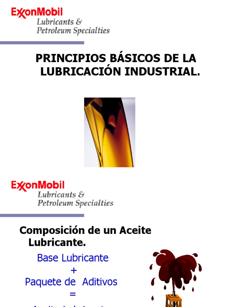 Principios Basicos Lubricacion Industrial 2014 | PDF | Lubricante ...