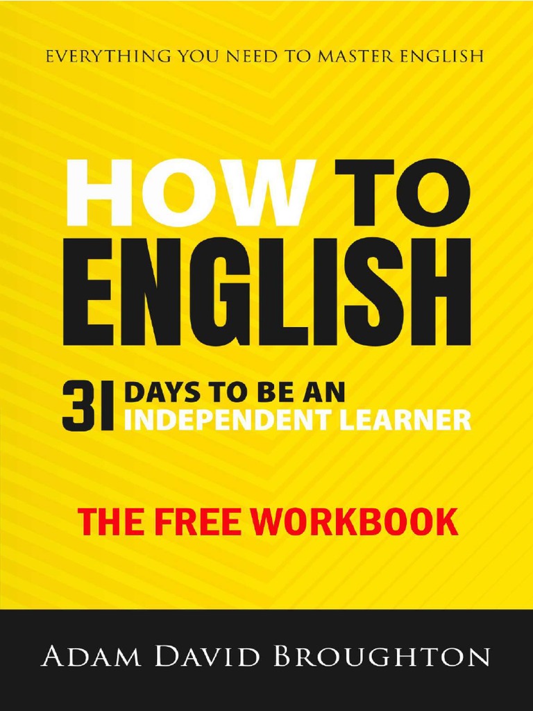 How To English - The Free Workbook | PDF