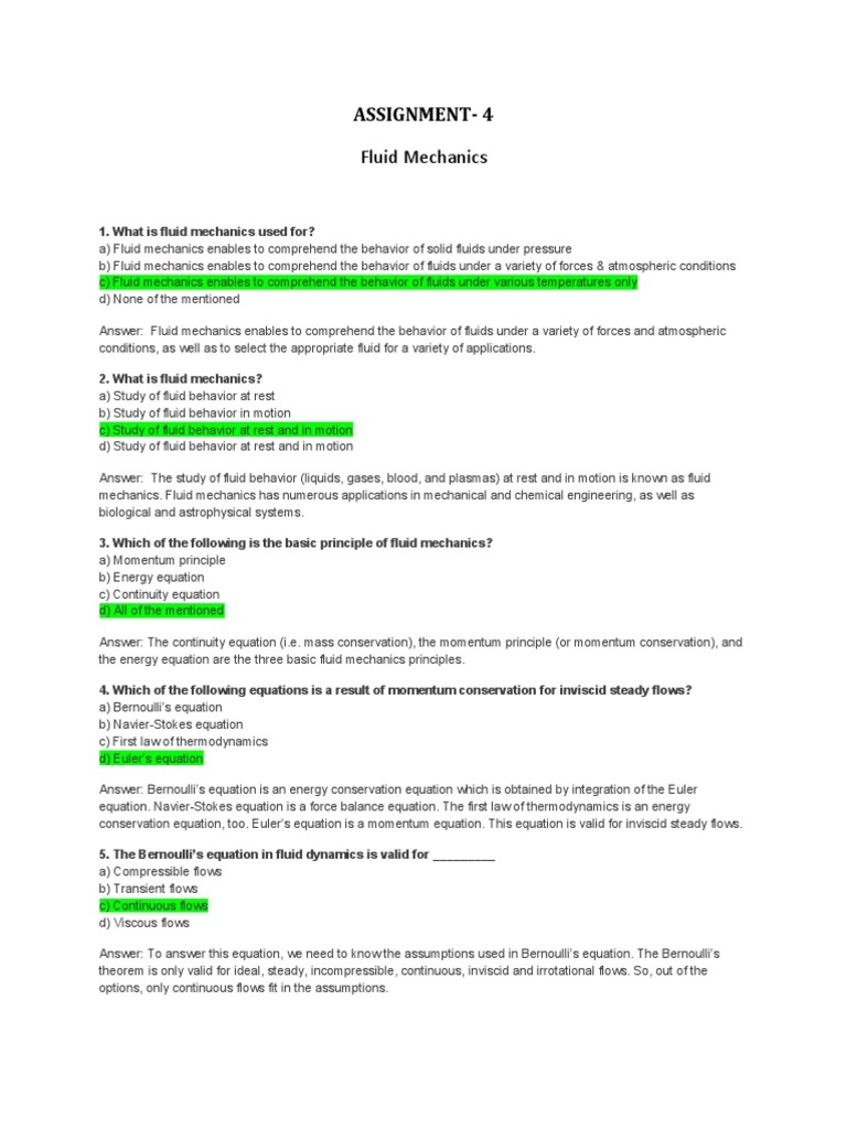 Understanding Fluid Mechanics: An In-Depth Exploration of Key Concepts and Applications of Fluid ...