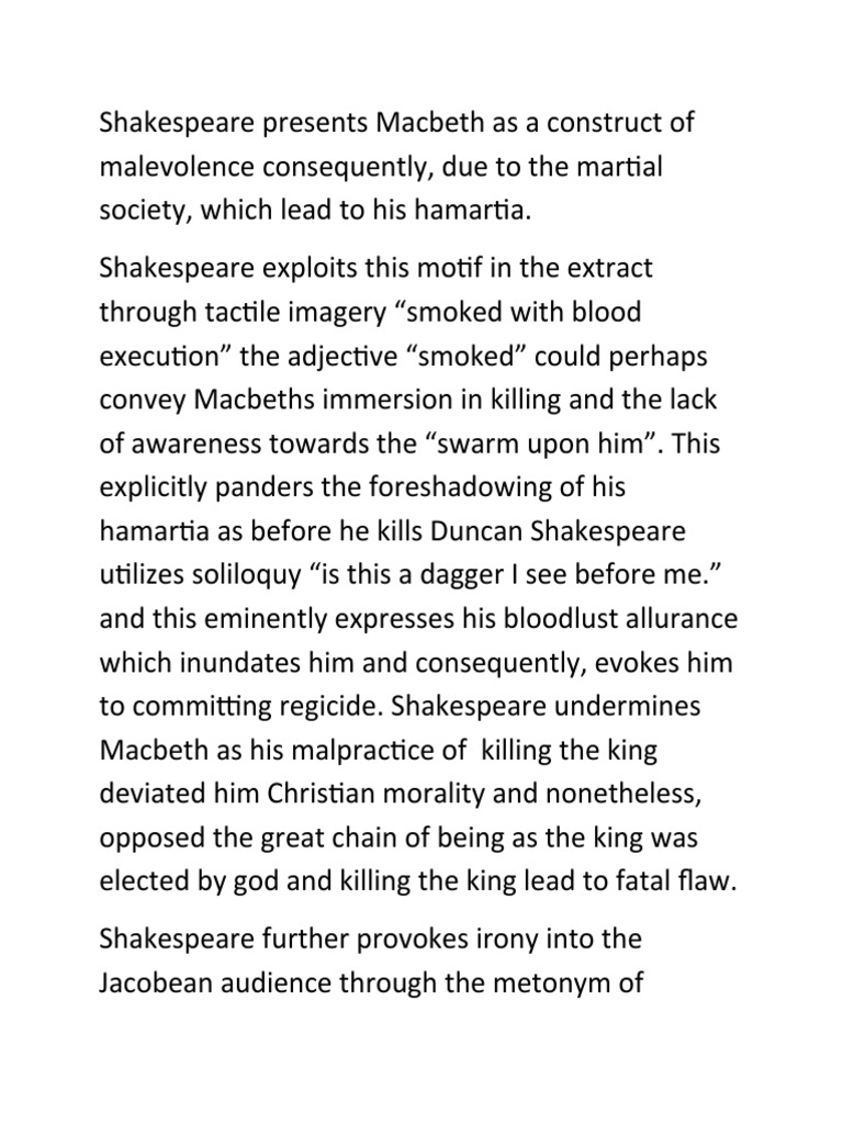 Macbeth's Violent Transformation | PDF