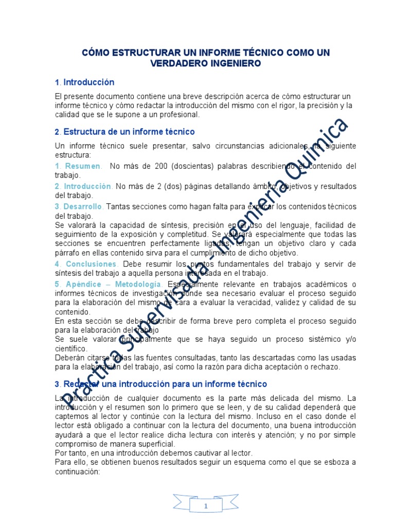 Pautas para Elaborar Informes | PDF | Software