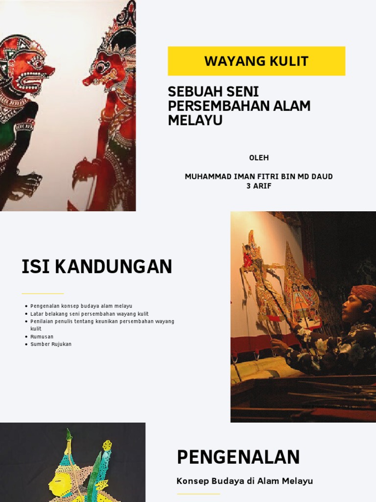 Seni Persembahan Alam Melayu | PDF