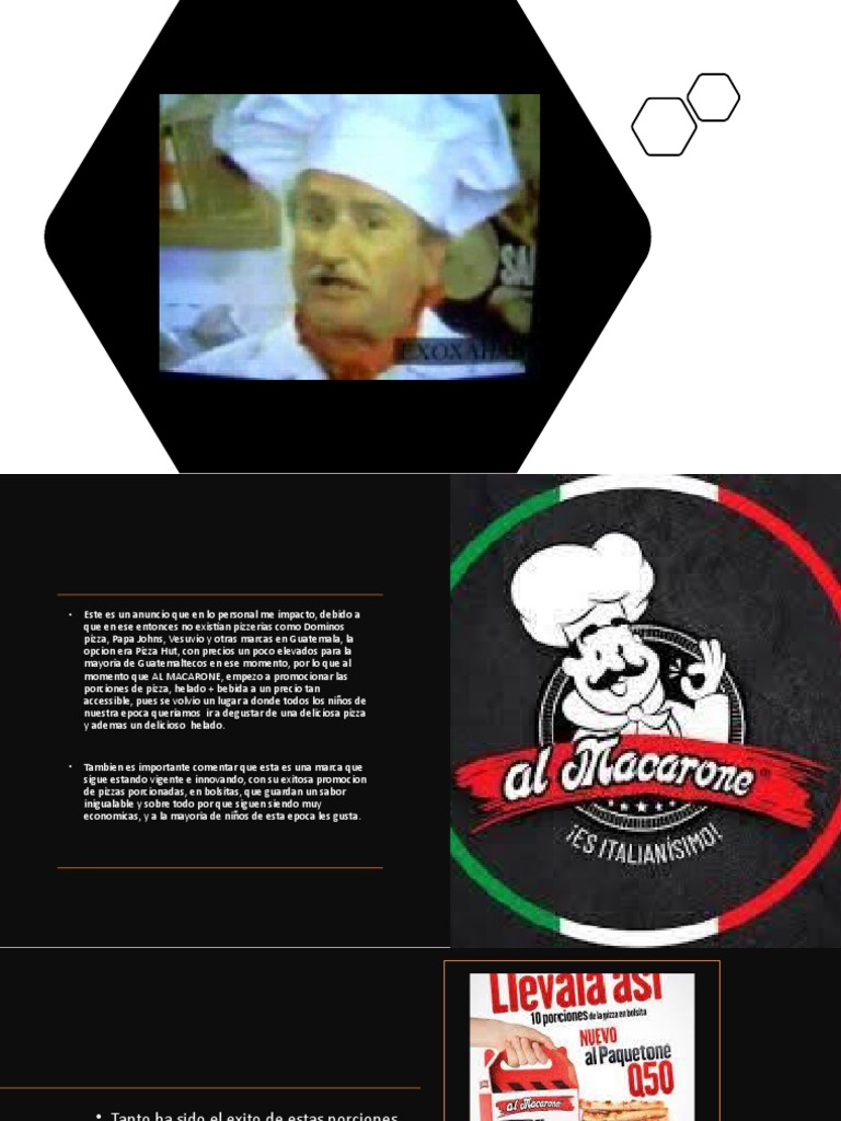Anuncio Al Macarone | PDF
