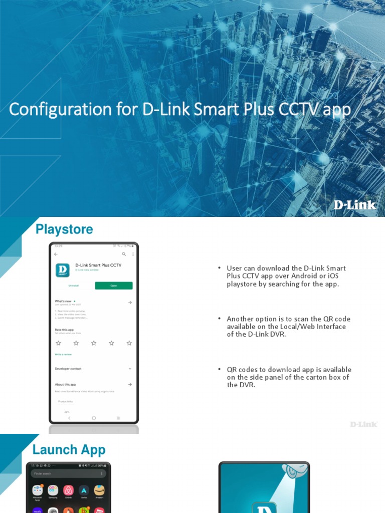 Configuration For D-Link Smart Plus CCTV App | PDF | Google Play ...