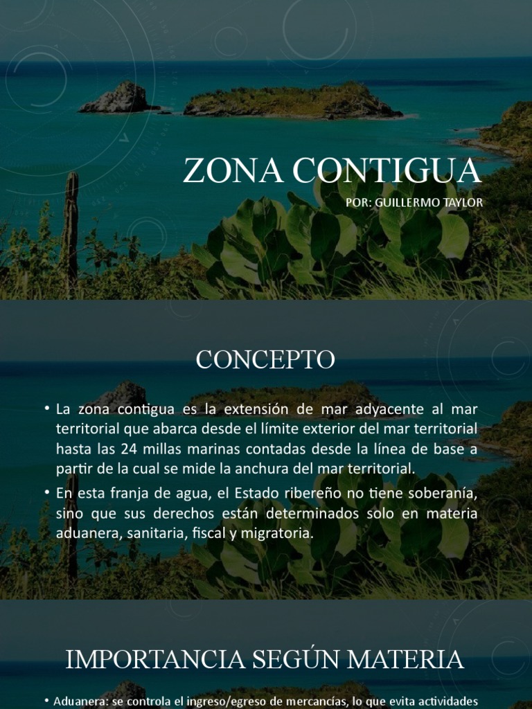 Zona Contigua | PDF