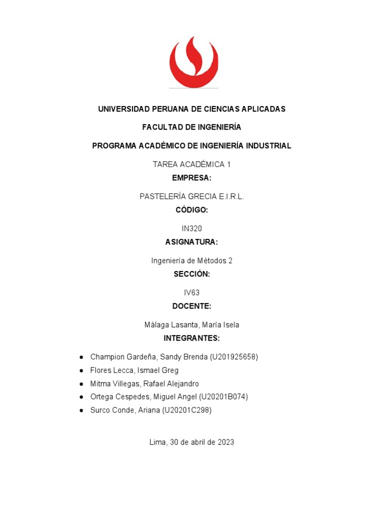 Optimización de Layout en Pastelería | PDF