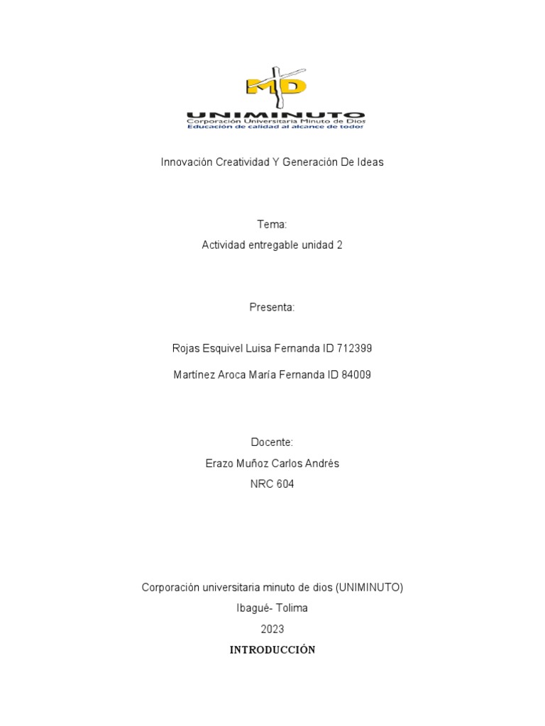 Generando Ideas Innovadoras para Mitigar Problemas de Micronegocios | PDF