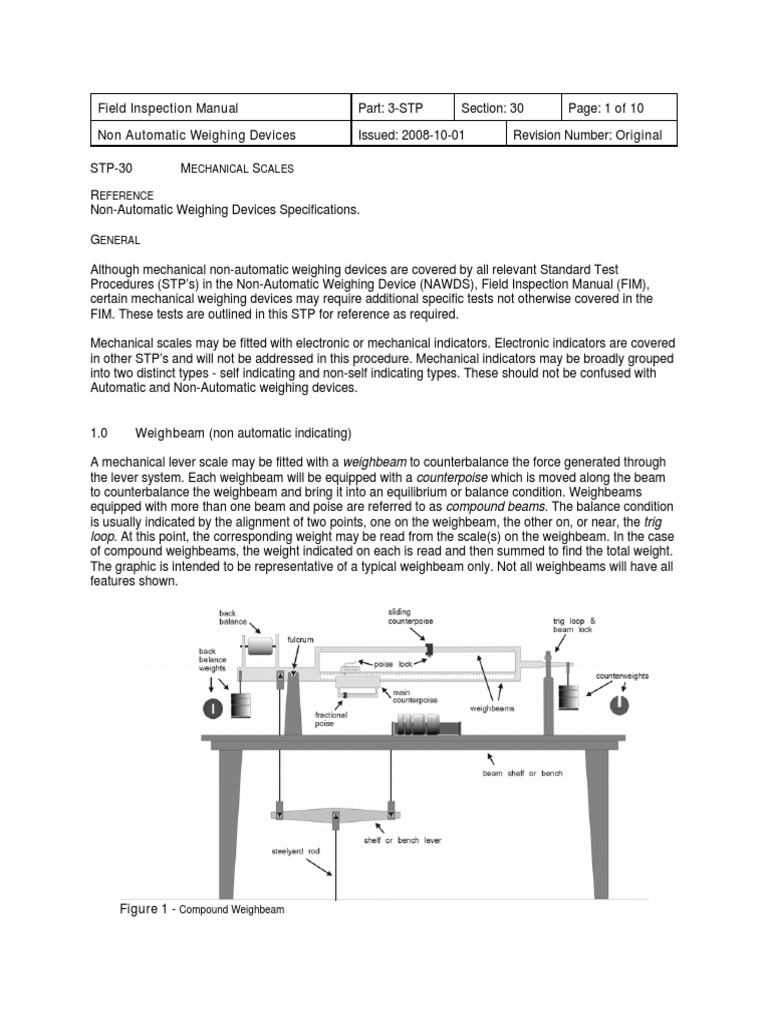 FIM-NAWDS Part3Section30 | PDF | Weighing Scale | Weight