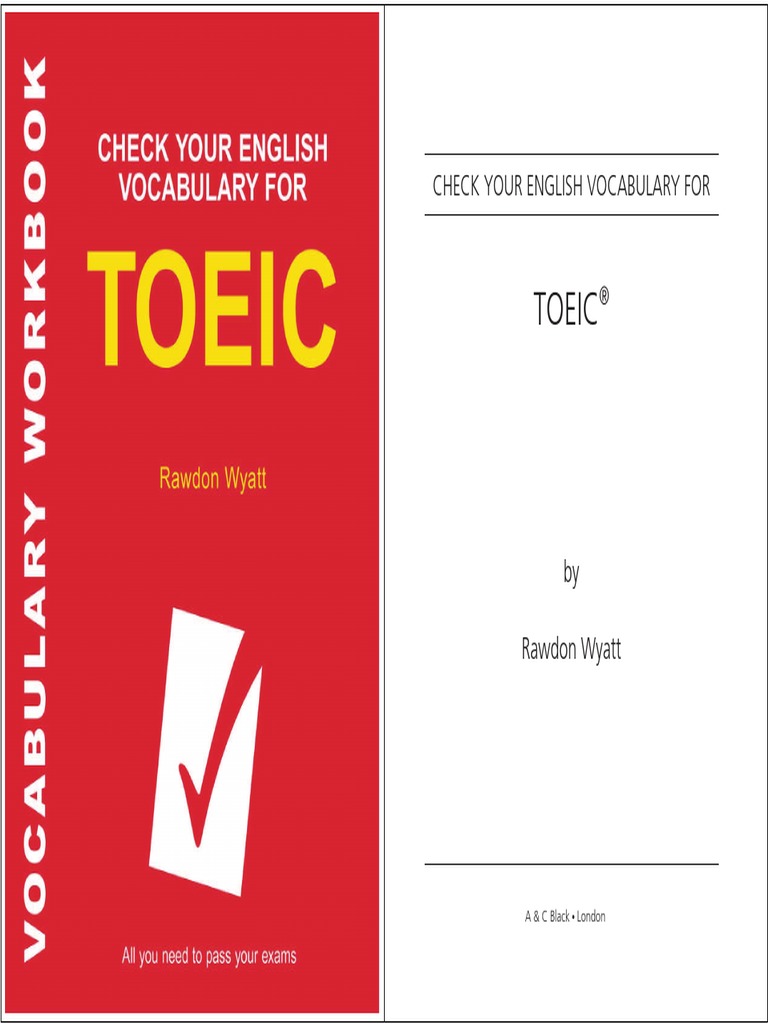 Toeic: Check Your English Vocabulary For | PDF | Verb | Adjective