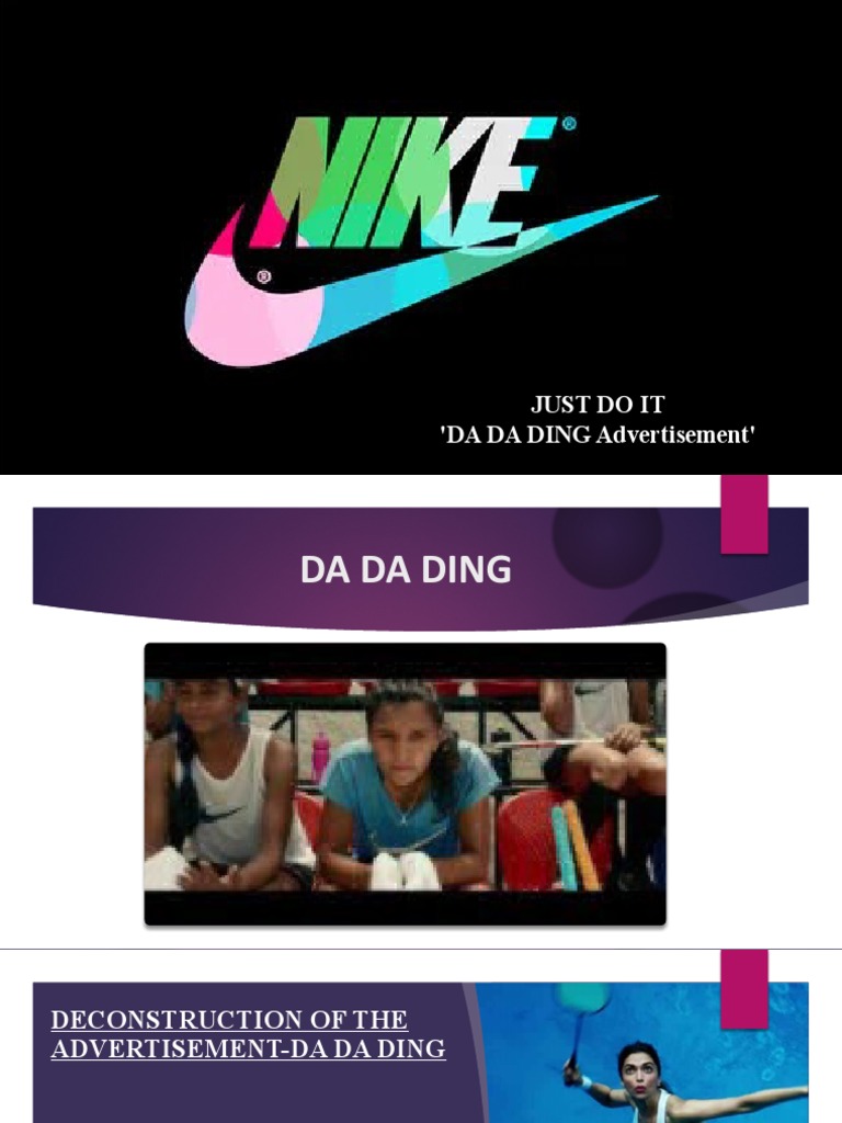 Nike's Da Da Ding Ad Analysis | PDF | Brand | Nike