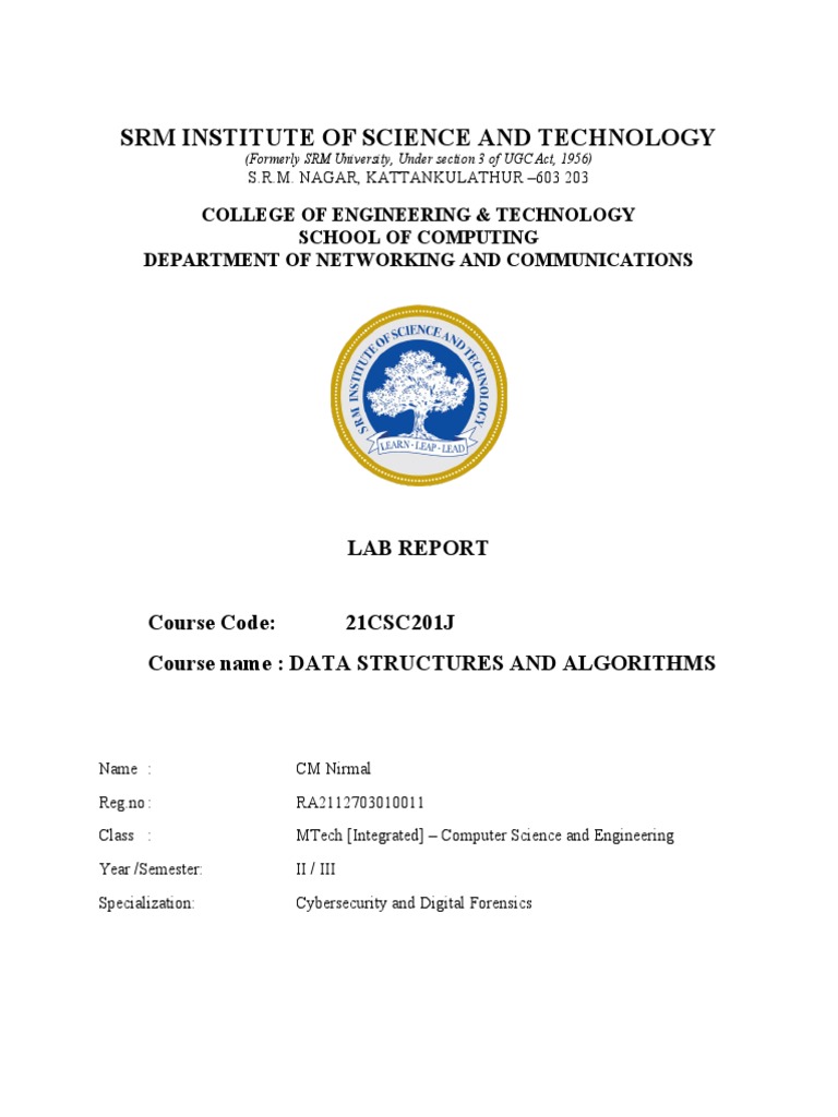 Dsa Record | PDF | Computer Programming | Theoretical Computer Science Dsa Record | PDF | Computer Programming | Theoretical Computer Science