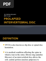 Intervertebral Disc Prolapse Overview | PDF | Vertebral Column ...