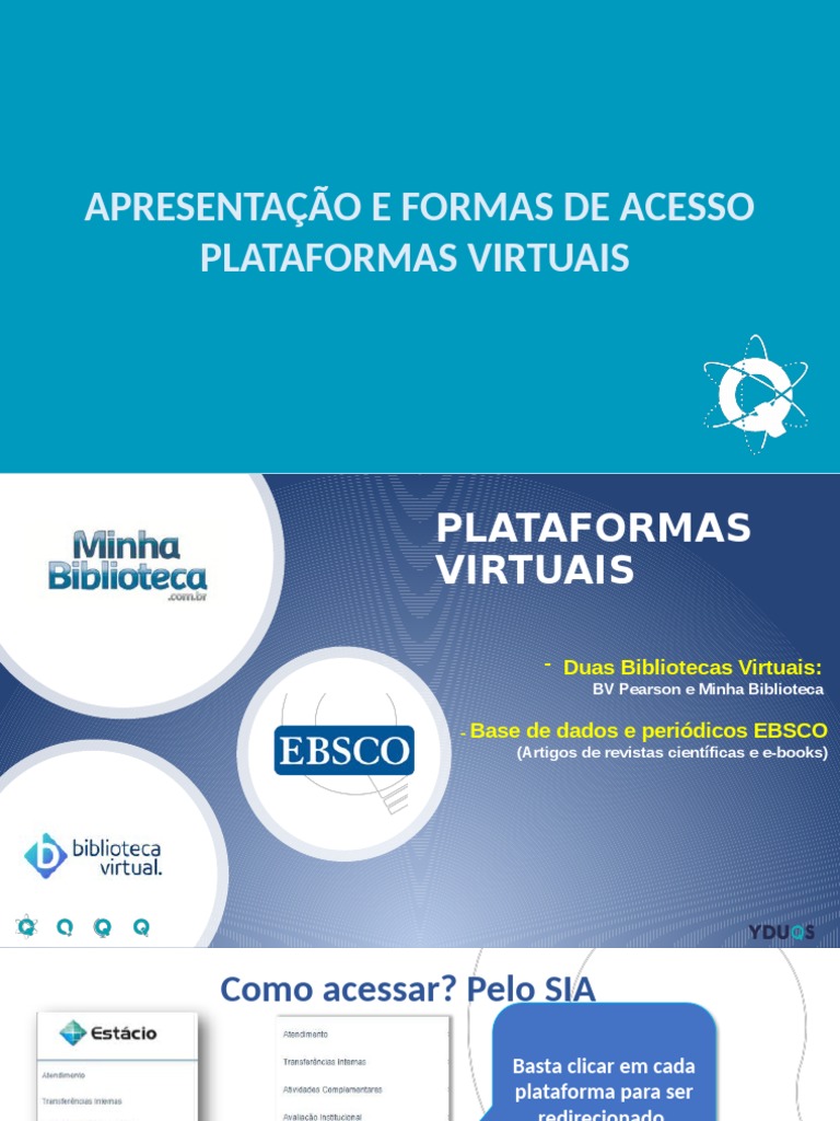 Bibliotgecas Virtuais Apresenta o e Formas de Acesso | PDF | Bibliotecas | Livros
