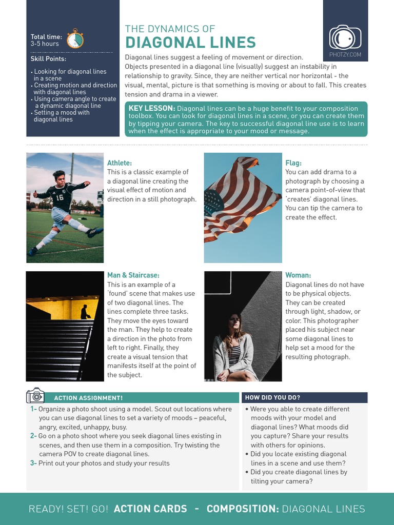 ActionCards-Diagonal Lines | PDF