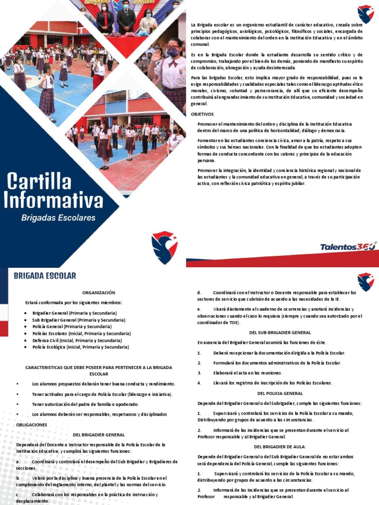 Cartilla Policia Escolar | PDF | Maestros | Policía