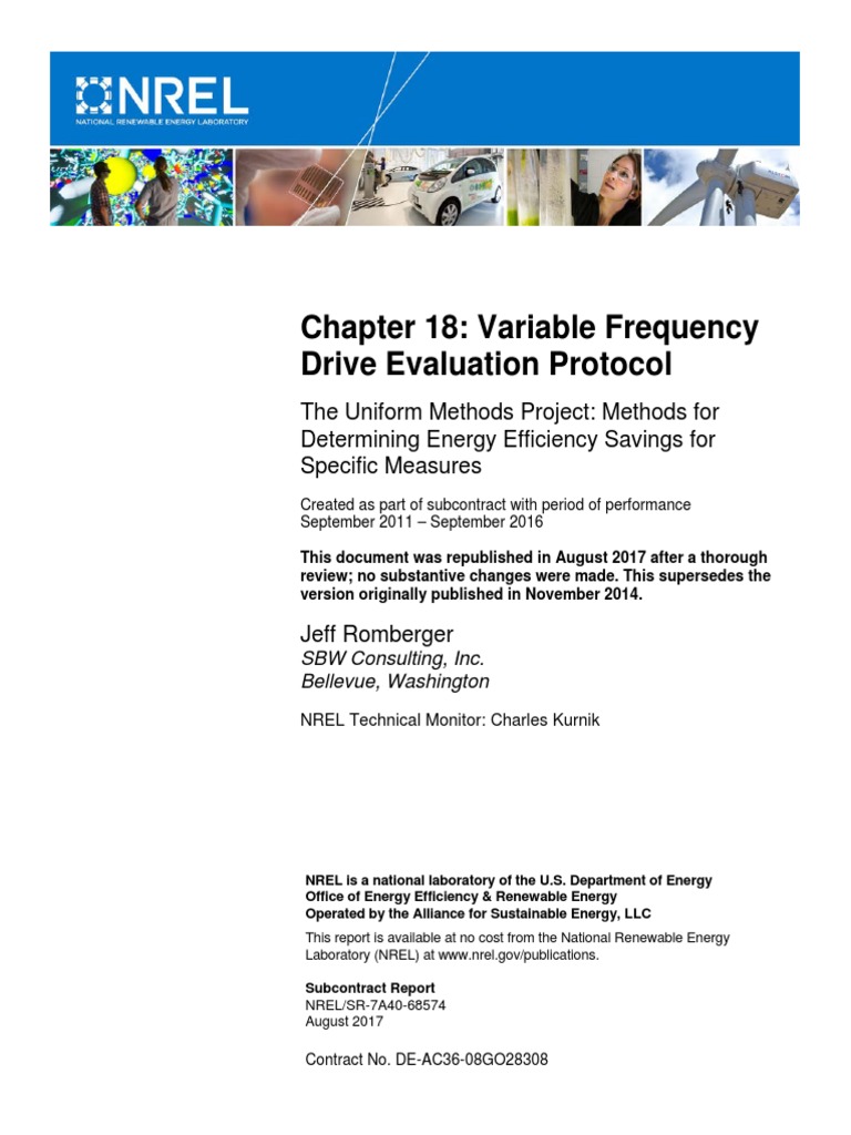 Chapter 18: Variable Frequency Drive Evaluation Protocol | PDF | Pump | Electric Motor