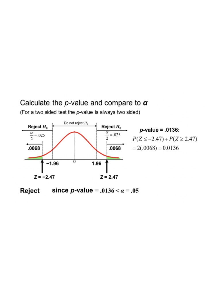 Calculate P Value | PDF