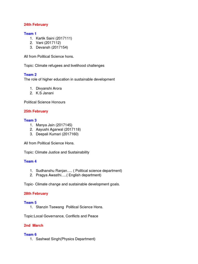 Geography Assignment Presentation List-1 | PDF | Natural Environment