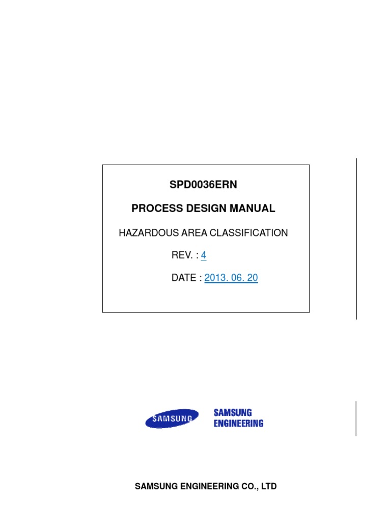 SPD0036ERN - 4 - Hazardous Area Classification | Download Free PDF | Chemical Process ...