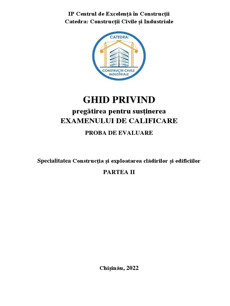Ghid Examen de Calificare | PDF