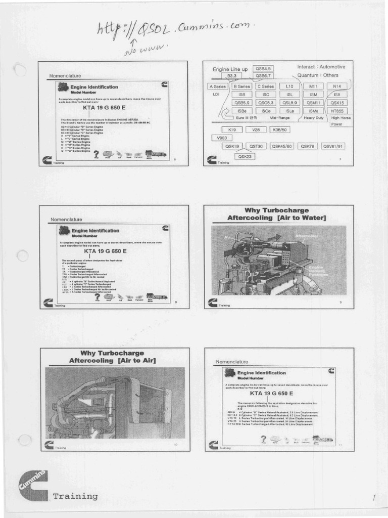 Cummins Engine Identification Guide | PDF | Fuel Injection | Vehicle Parts