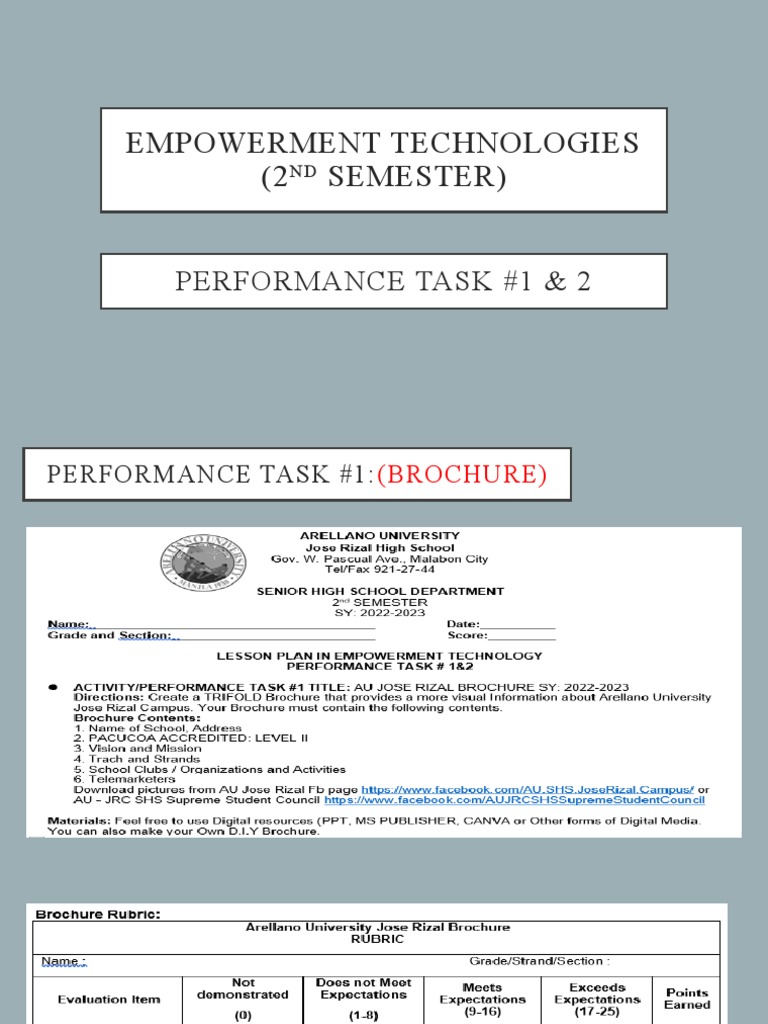 Arellano Univ. Brochure Project | PDF