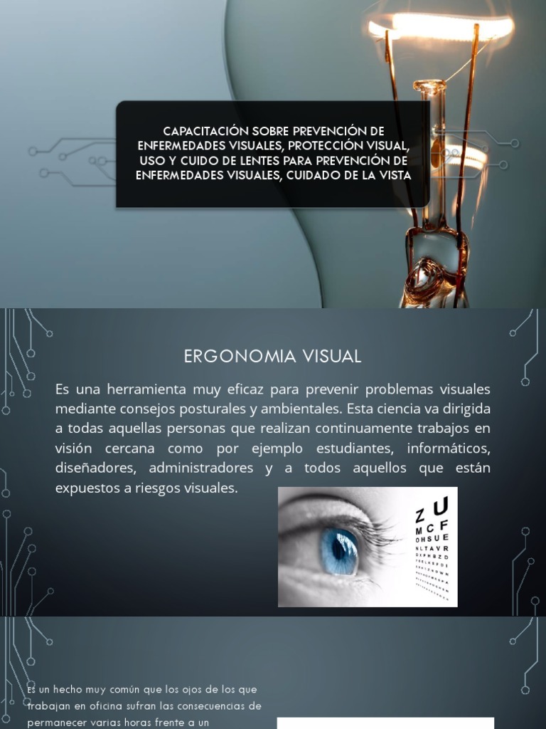 CAP Prevención de Enfermedades Visuales, Protección Visual | Descargar ...