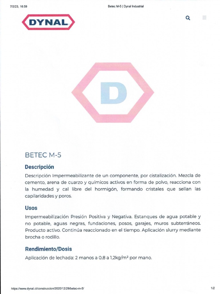 Dynal Betec M-5 | PDF