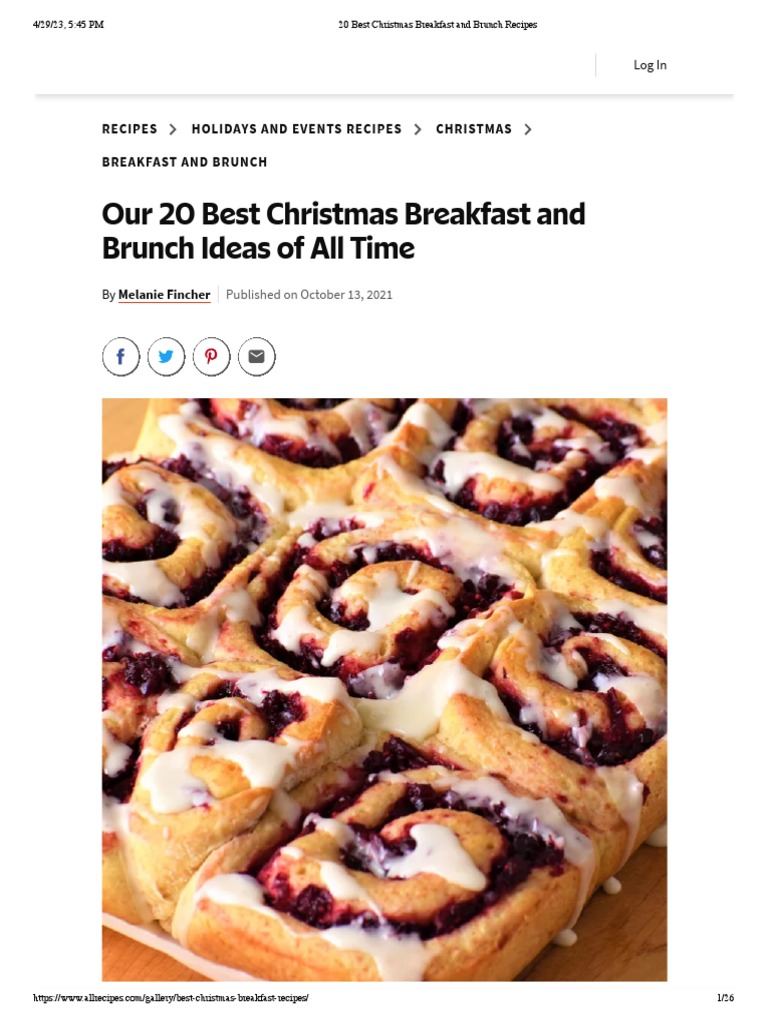 20 Best Christmas Breakfast and Brunch Recipes | PDF | Waffle | Cuisine