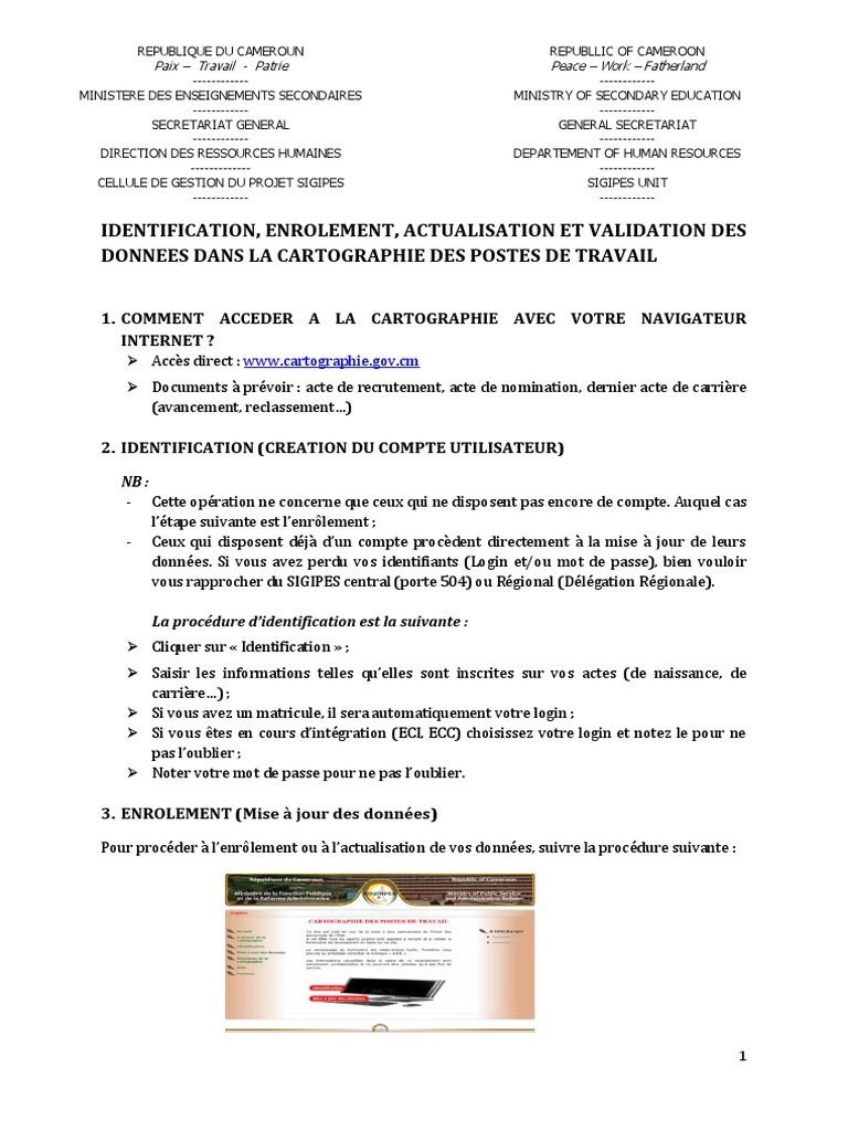 Processus Identification-Enrollement-Validation | PDF | Informatique