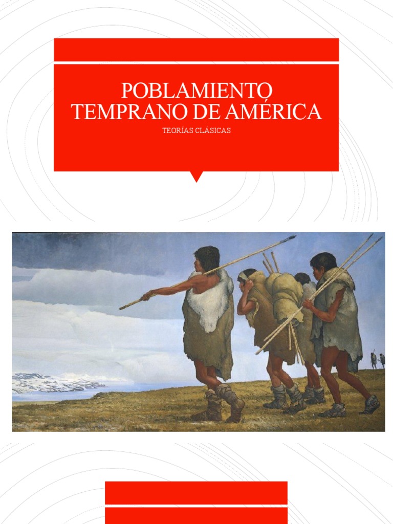 Poblamiento Temprano de América | PDF