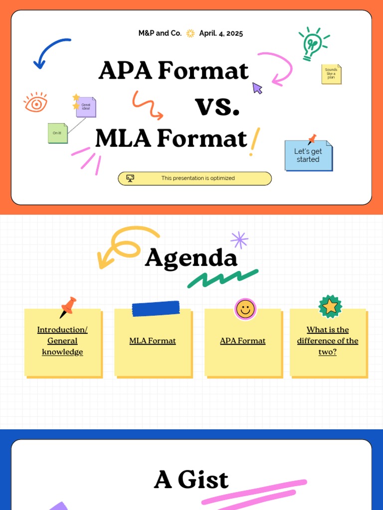 APA Format MLA Format: M&P and Co. April. 4, 2025 | PDF | Apa Style ...