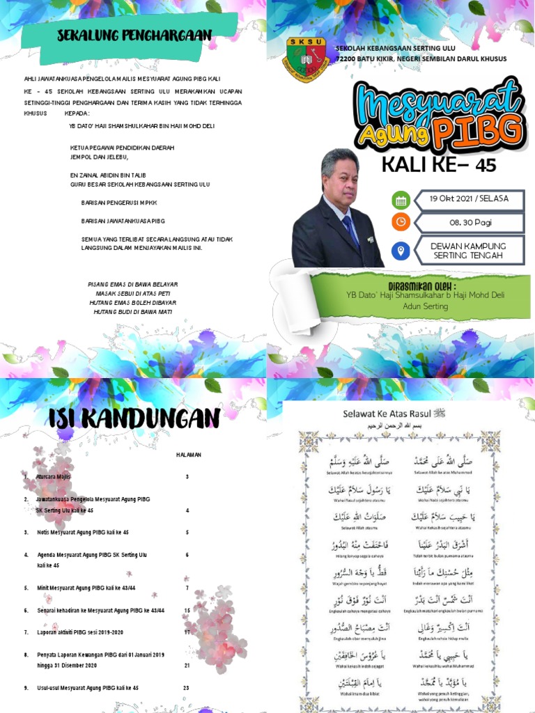 Buku Program Pibg 2021 Terkini | PDF