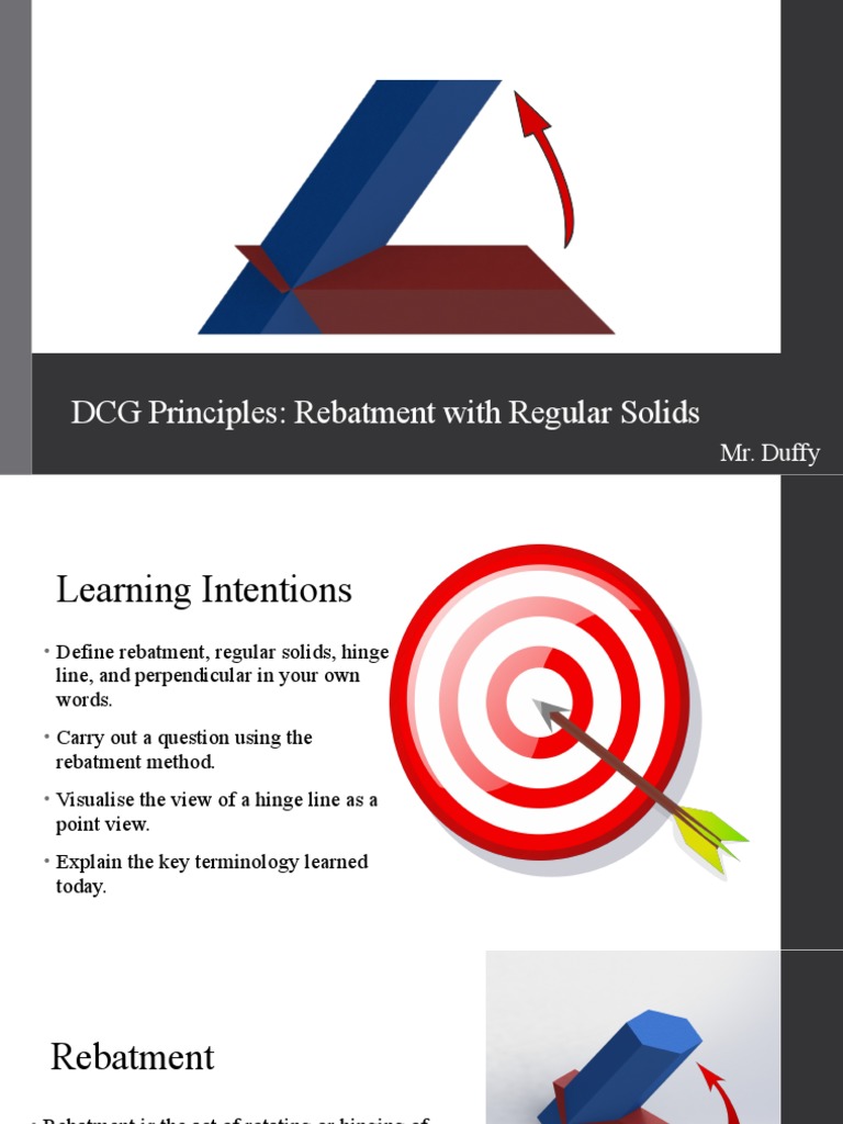 DCG Principles: Rebatment With Regular Solids: Mr. Duffy | PDF | Geometry
