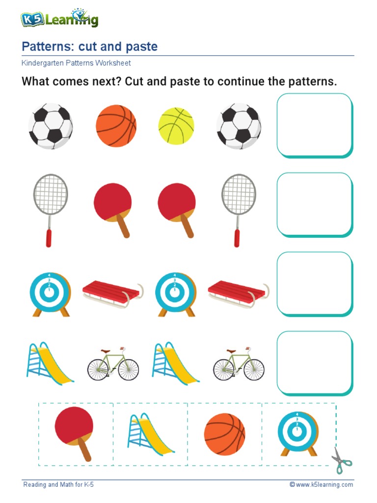 Patterns Cut Paste e | PDF