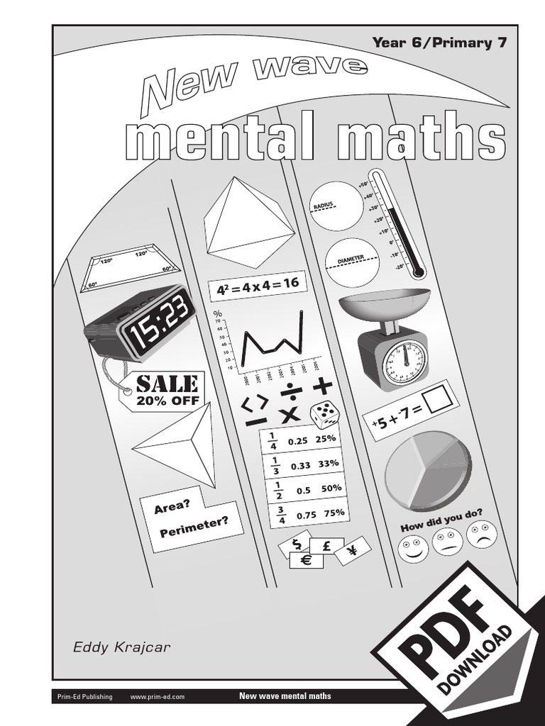 New Wave Mental Maths: Prim-Ed Publishing | PDF | Numbers | Area